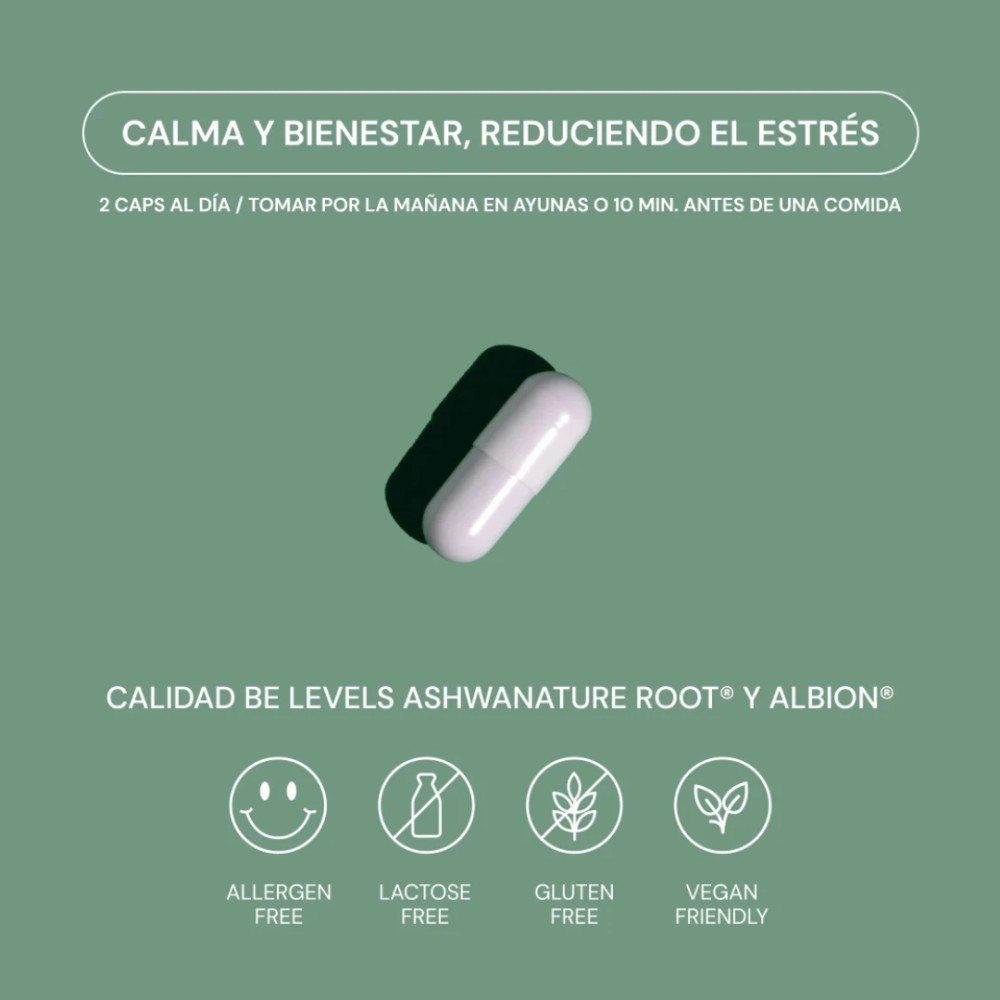 Comprar online BE CALM 60 CAP BELEVELS - Farmacia Coliseum