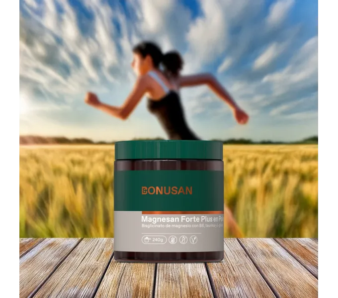 Comprar online MAGNESAN FORTE PLUS POLVO 240 G BONUSAN Farmacia Coliseum